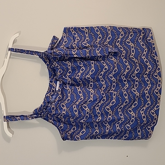 Jaclyn Smith | Tops | Xl Jaclyn Smith Blue Purple Tank With Accent Tie ...